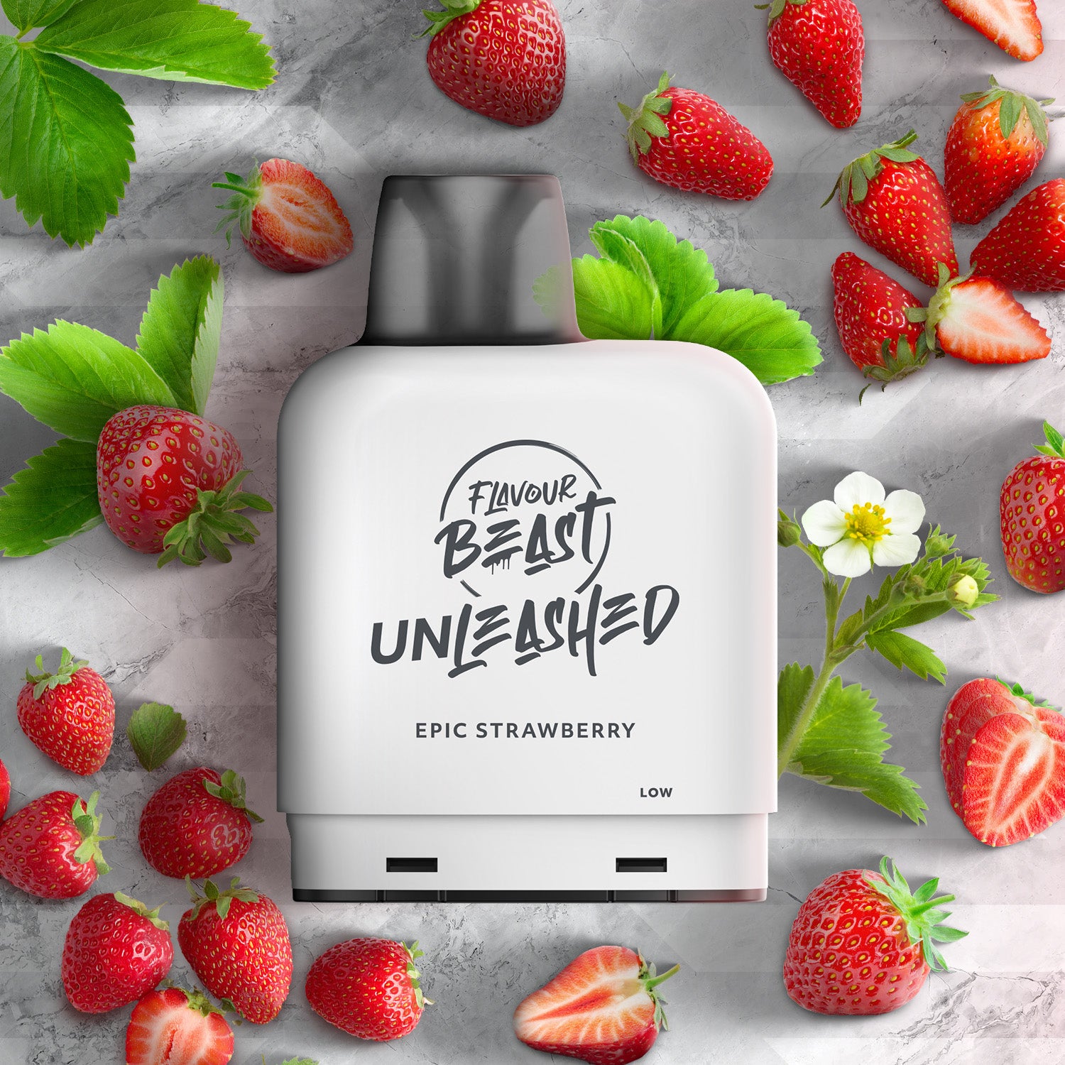 Level X Pod - Flavour Beast Unleashed: Epic Strawberry – Orleans Vape